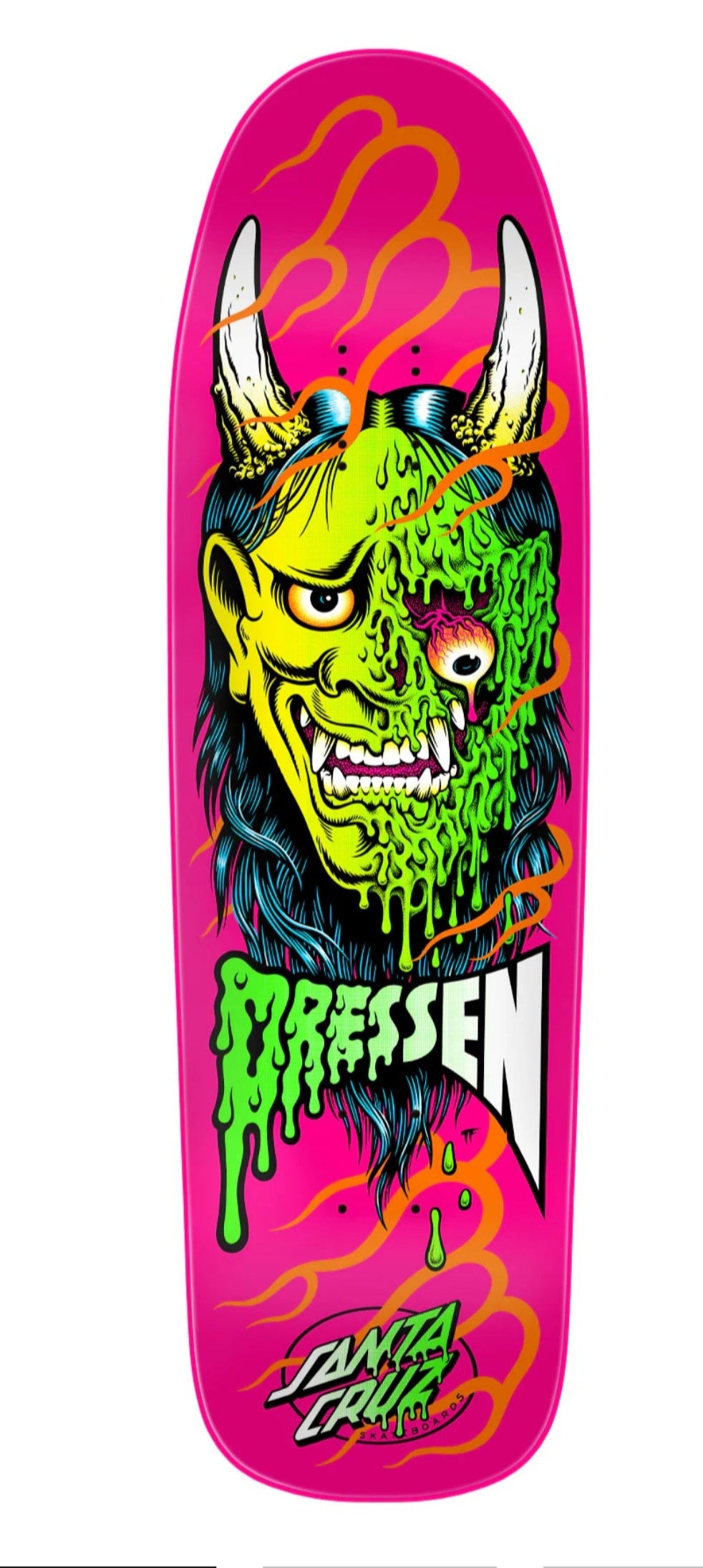 Santa Cruz Eric Dressen Pro Deck - Hannya Mask 9.30" – Hard Line Skate Shop